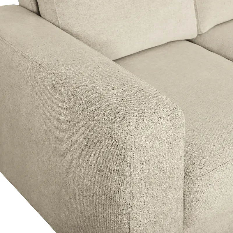 Ellie Sand Beige Sectional with Reversible Chaise | RC Willey
