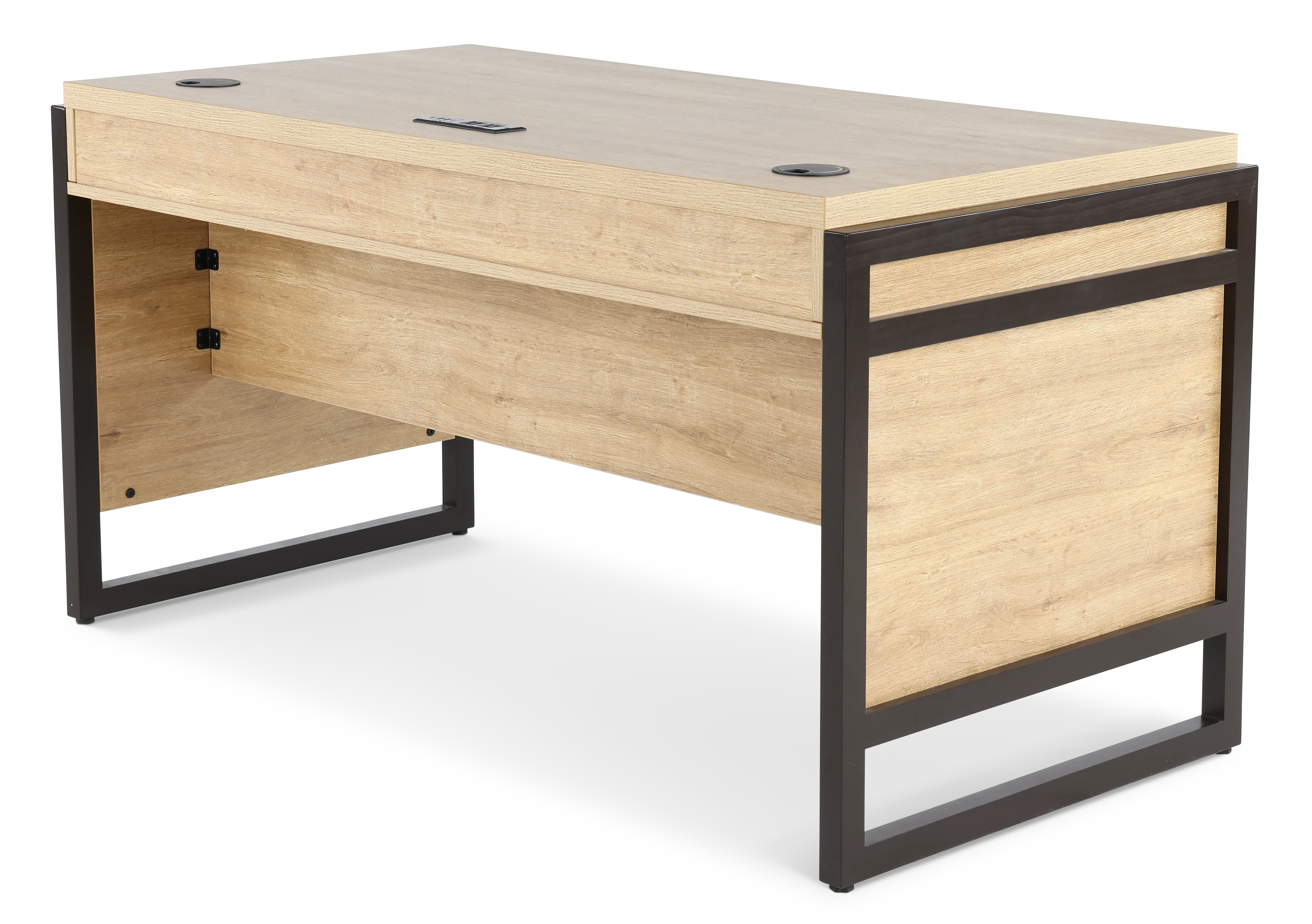 Mason Natural and Black Writing Desk | RC Willey