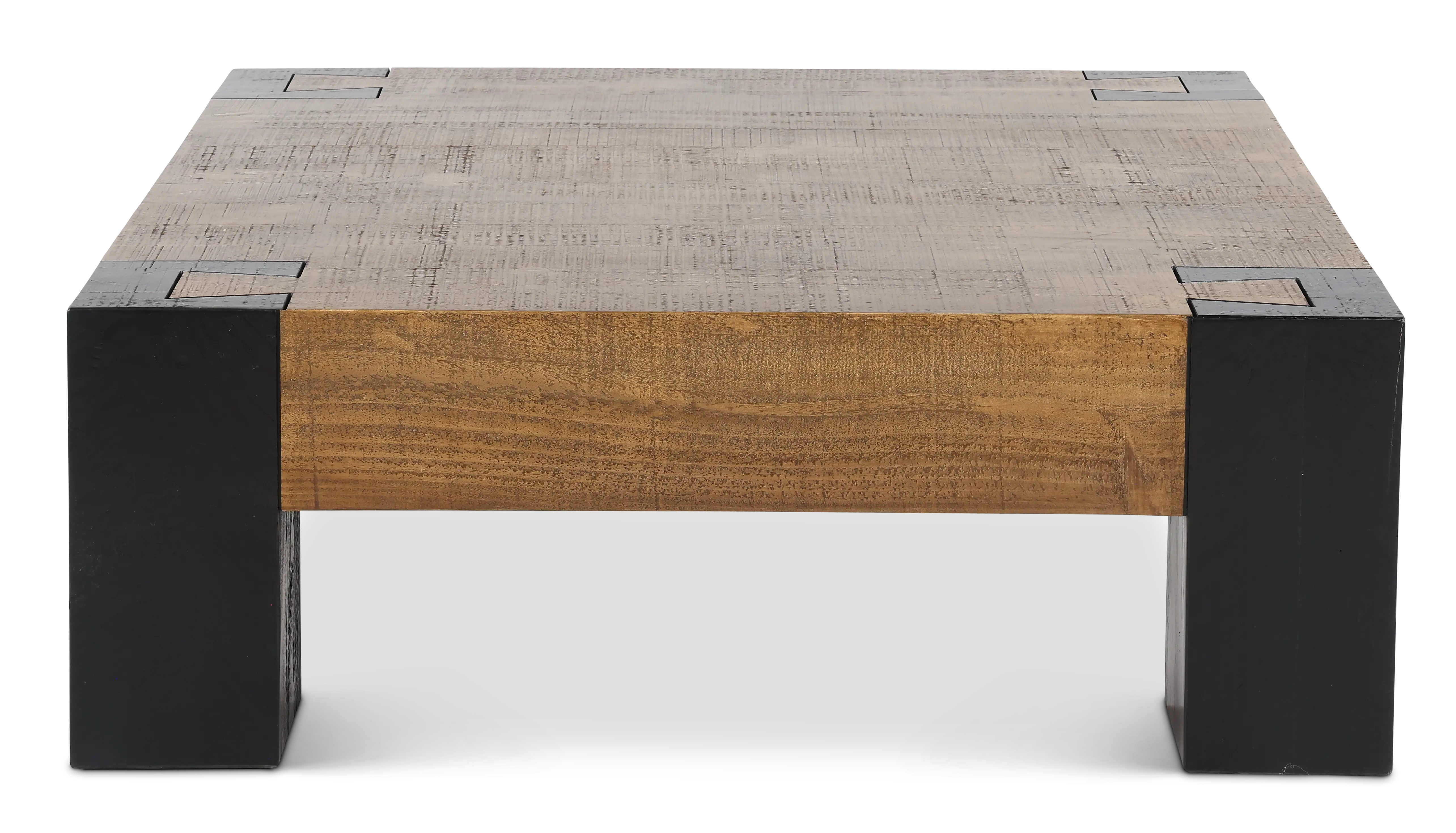 Pacifico Black and Brown Coffee Table | RC Willey