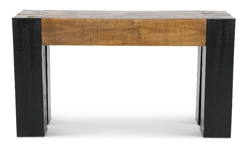 Pacifico Black and Brown Sofa Table | RC Willey