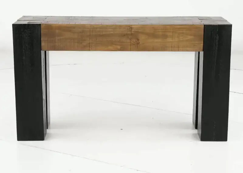 Pacifico Black and Brown Sofa Table | RC Willey