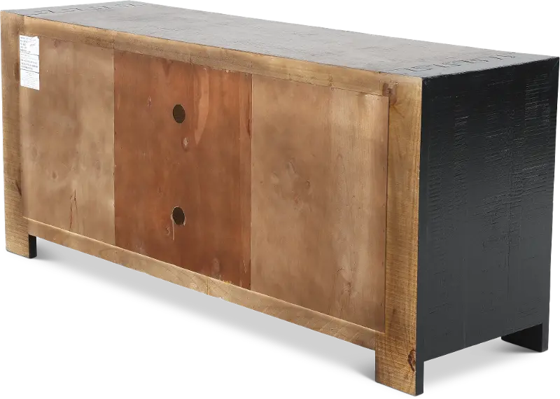Pacifico Black and Brown TV Stand | RC Willey