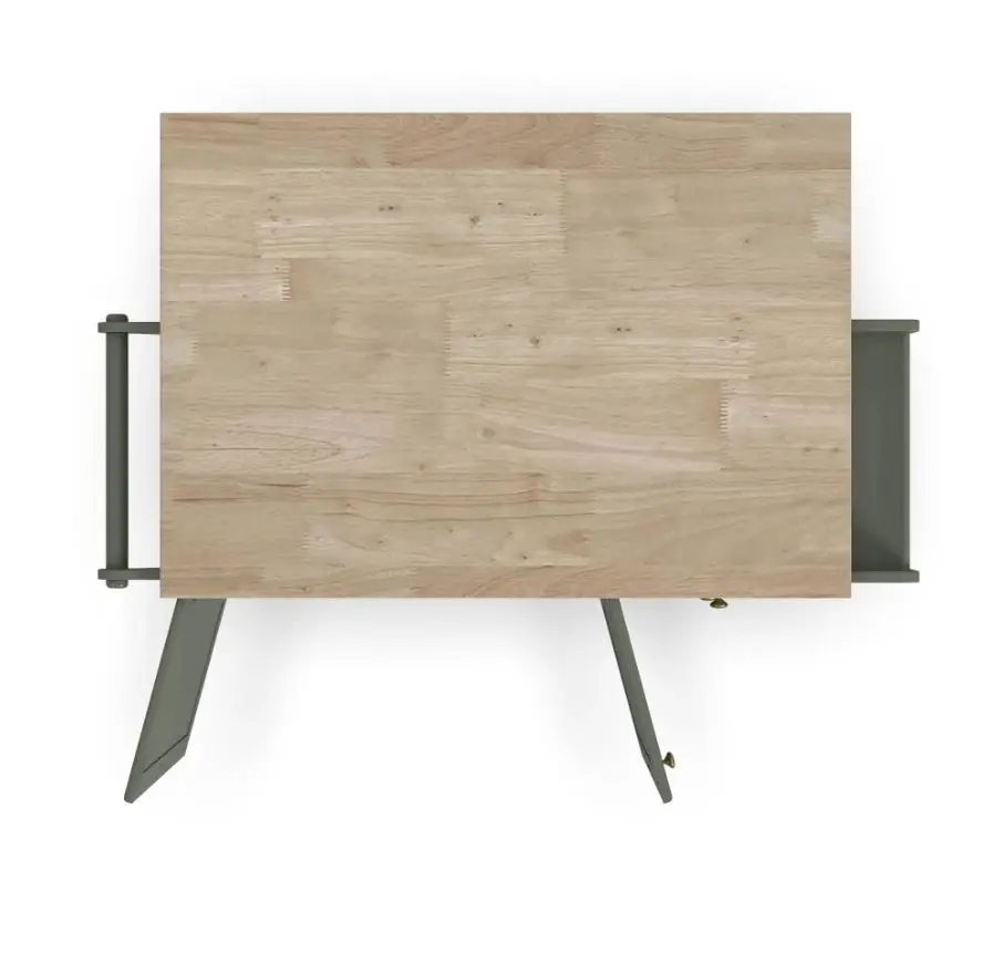 Dolly Madison Sage Kitchen Cart with Brass Hardware | RC Willey