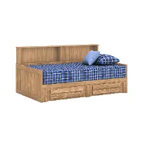 B-Two Jr. Roomsaver Natural Buckskin Twin Storage Bed | RC Willey