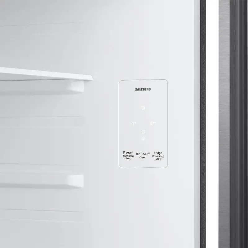 Samsung 18 Cu Ft Top Freezer Refrigerator - Stainless Steel | RC Willey