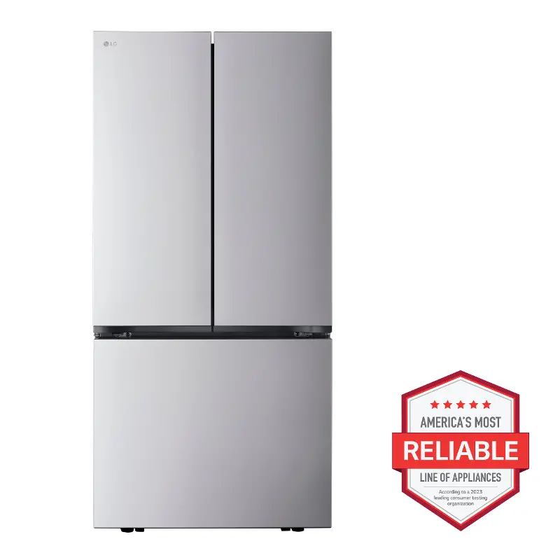 LG 25 Cu Ft Zero Clearance French Door Refrigerator - Counter Depth ...