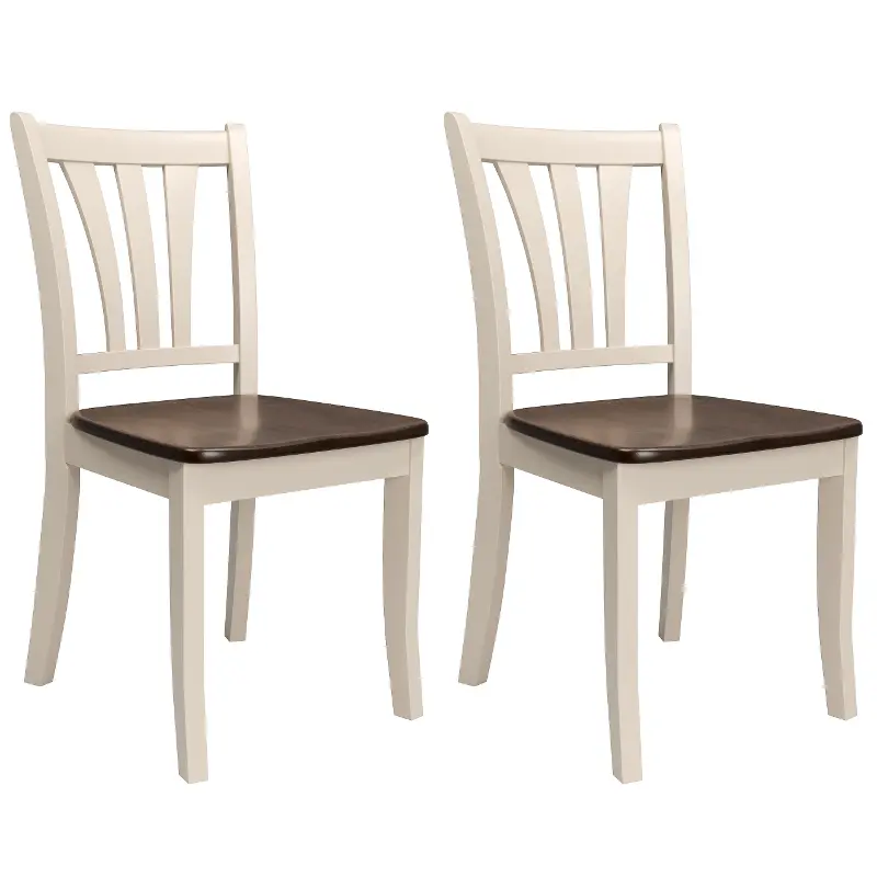 Dillon Cream Wood Dining Chairs, Set of 2 | RC Willey