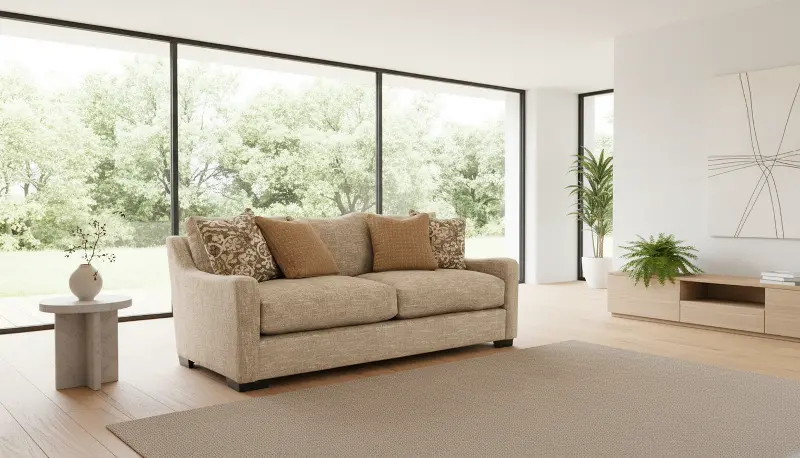 Rita Desert Beige Sofa | RC Willey