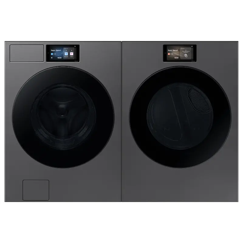 Samsung Bespoke 5.3 Cu Ft Front Load Washer - Dark Steel | RC Willey