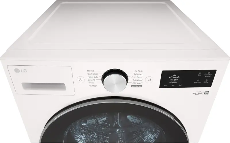 LG 5.0 cu. ft. Mega Capacity Smart Front Load Washer - Alpine White ...