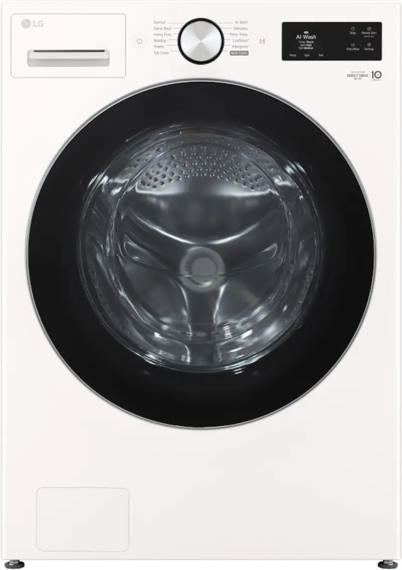 LG 5.0 cu. ft. Mega Capacity Smart Front Load Washer - Alpine White ...