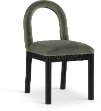 Conrad Green Velvet Upholstered Dining Chair | RC Willey