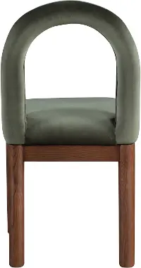 Conrad Green Velvet Upholstered Dining Chair | RC Willey