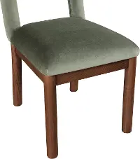 Conrad Green Velvet Upholstered Dining Chair | RC Willey