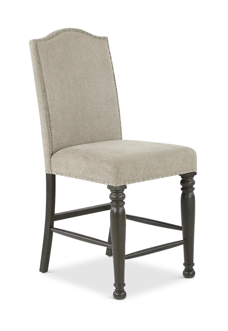 Caswell Gray Counter Height Dining Chair | RC Willey