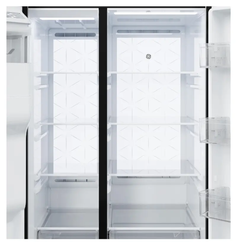 GE 27.9 Cu Ft SideBySide Refrigerator with ExtraTall InDoor Ice ...