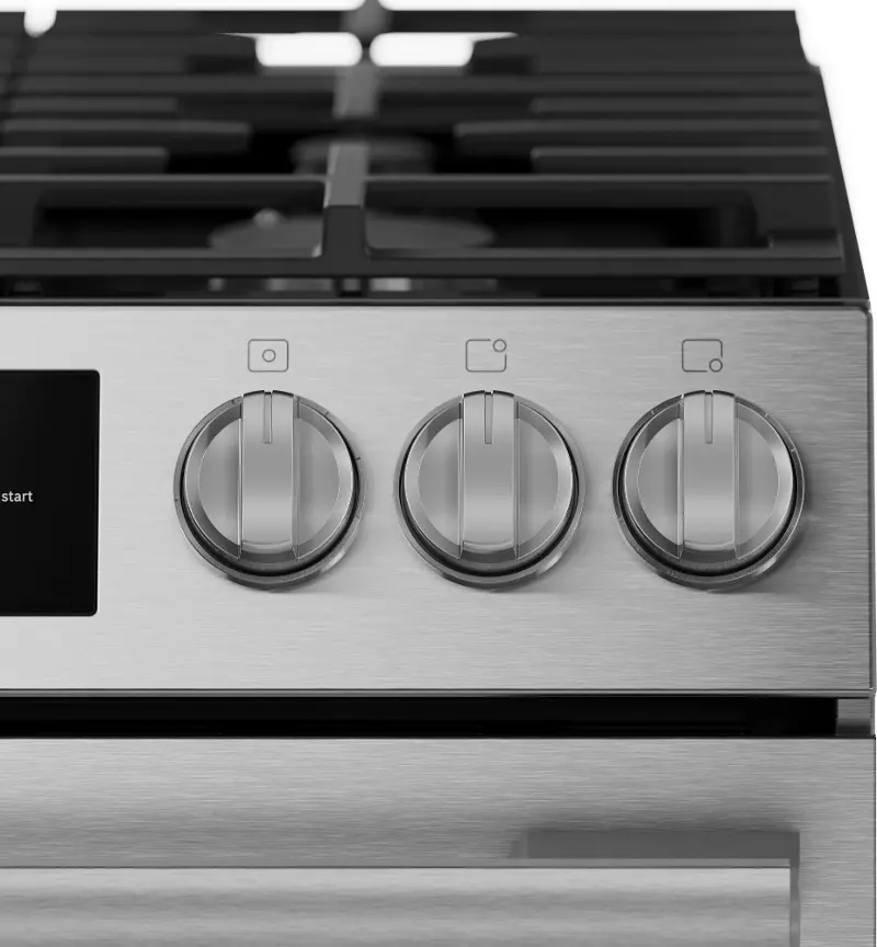 Bosch 300 Series 5.8 Cu Ft Gas Single Oven Range- Stainless Steel | RC ...
