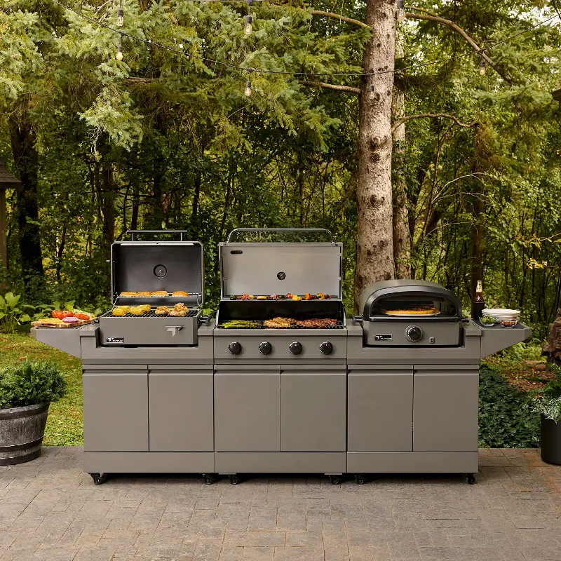 Tytus Modular Trio Grill with Charcoal Grill and Pizza Oven | RC Willey