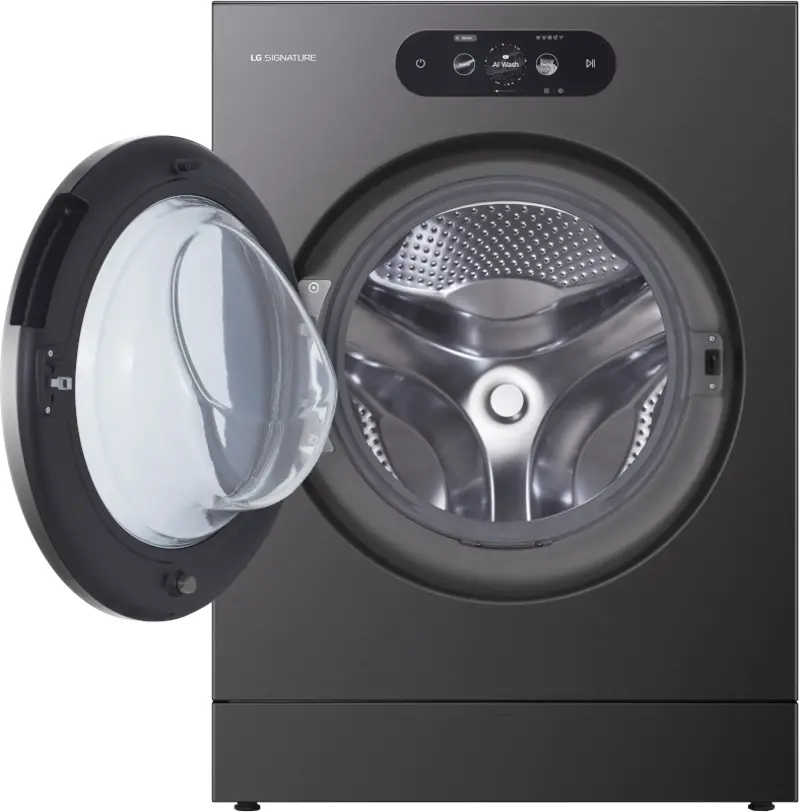 LG SIGNATURE 5.8 cu. ft. Mega Capacity Smart Front Load Washer ...