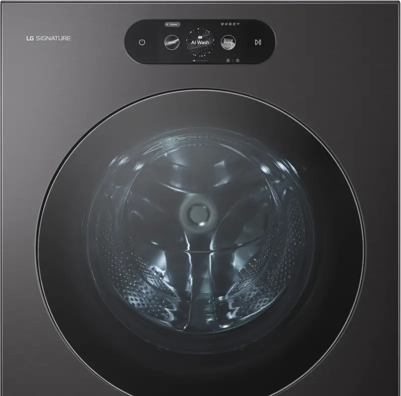 LG SIGNATURE 5.8 cu. ft. Mega Capacity Smart Front Load Washer ...
