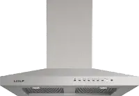 Wolf 30 Inch Cooktop Wall Hood - Stainless Steel | RC Willey